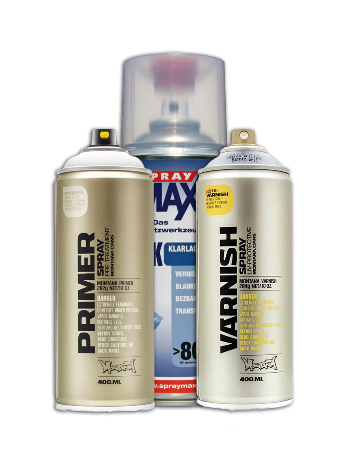 Lak og primer på spray