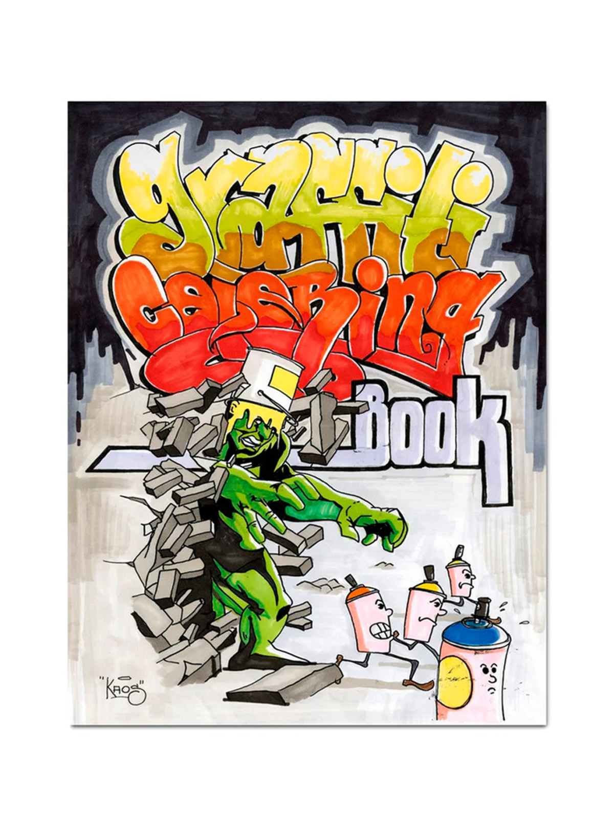 Graffiti Coloring Book Malebog | Vol. 1 - Malebøger - Undergrunden ...