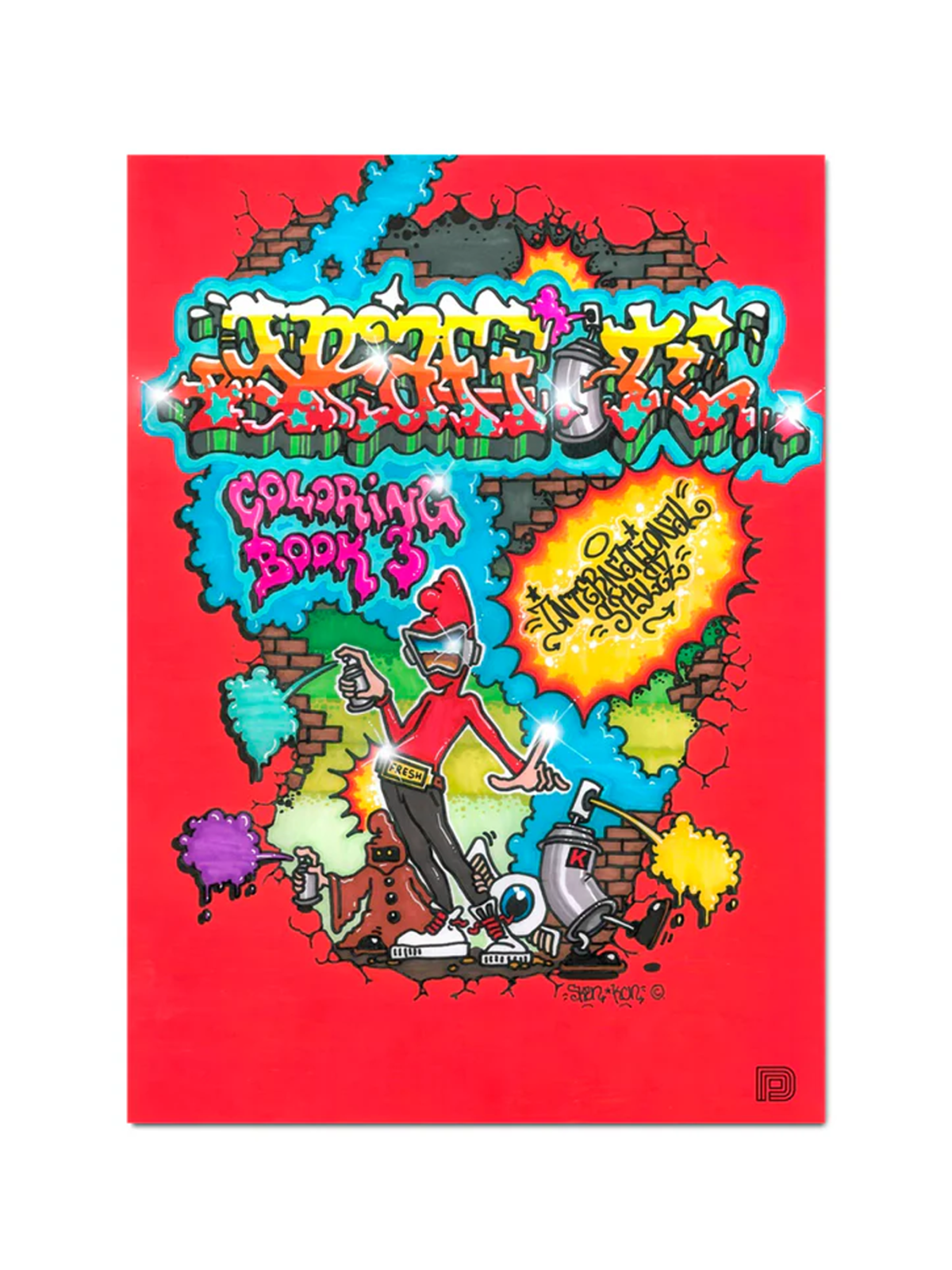 Graffiti Coloring Book Malebog | Vol. 3 - Malebøger - Undergrunden ...