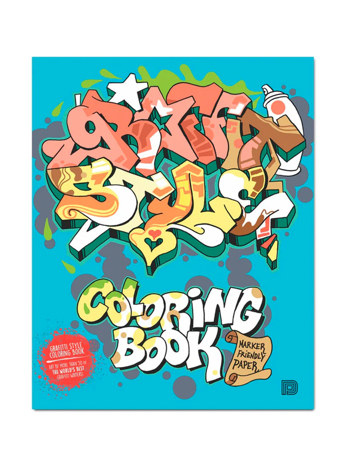 Graffiti Style Coloring Book Malebog - Malebøger - Undergrunden ...