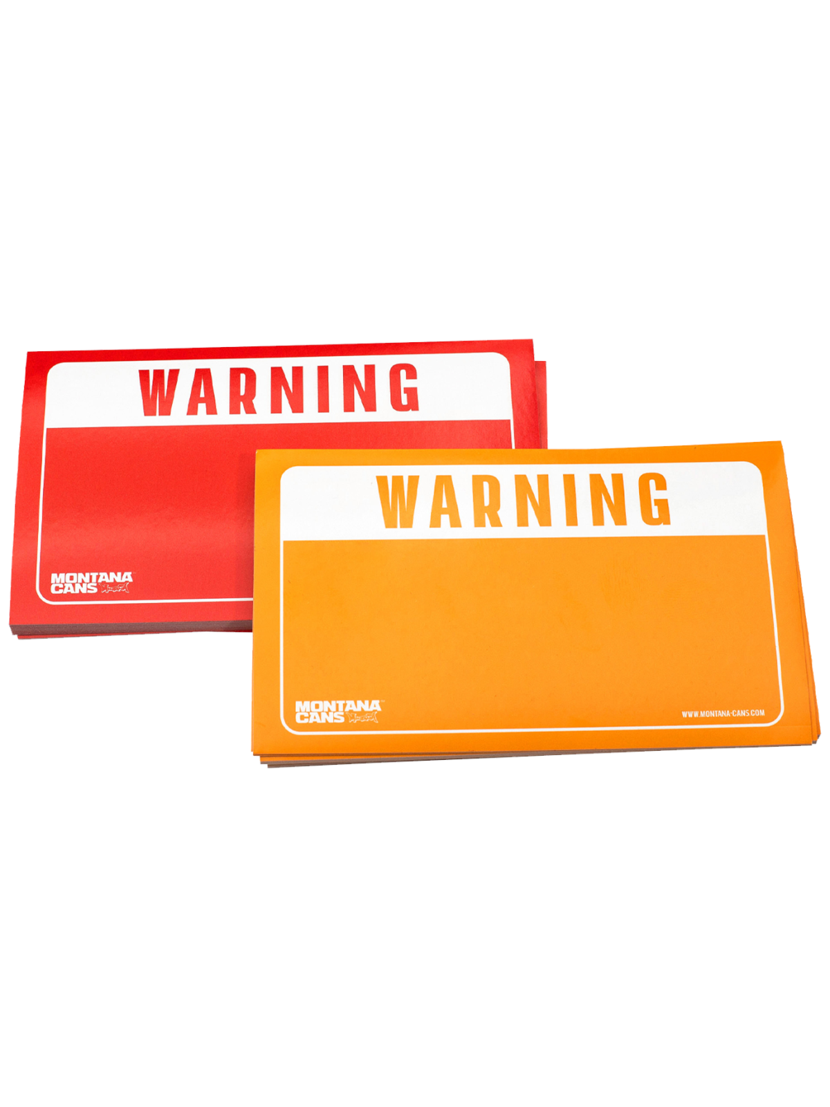 Montana Warning Sticker Pack - Red/Yellow - Stickers - Undergrunden ...