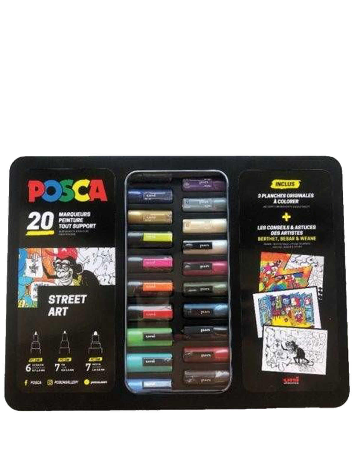 Posca Street Art Metal Box - Posca Tuscher - Undergrunden - Danmaks ...
