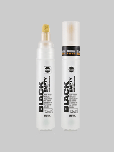 Montana black roundtip empty marker 8mm - Tomme tusher & Tips ...