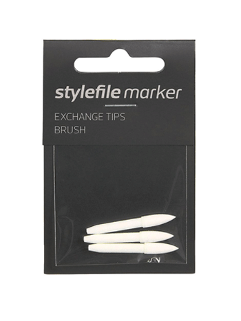 Stylefile marker tip 3 x Brush - Tomme tusher & Tips - Undergrunden ...